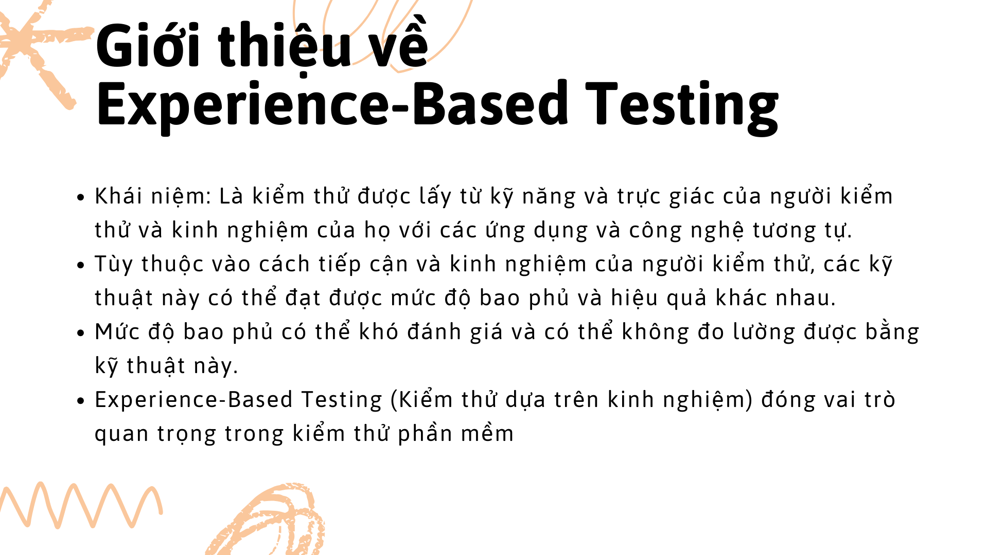 KIỂM THỬ DỰA TRÊN KINH NGHIỆM (Experience-Based Testing) – EcoLabs